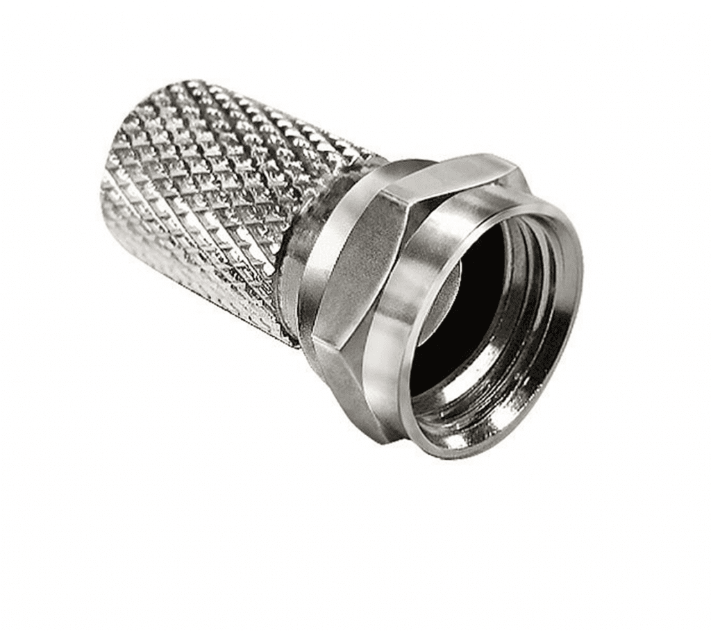 Conector RG6 Tipo F para Cable Coaxial - MEGATRONICA