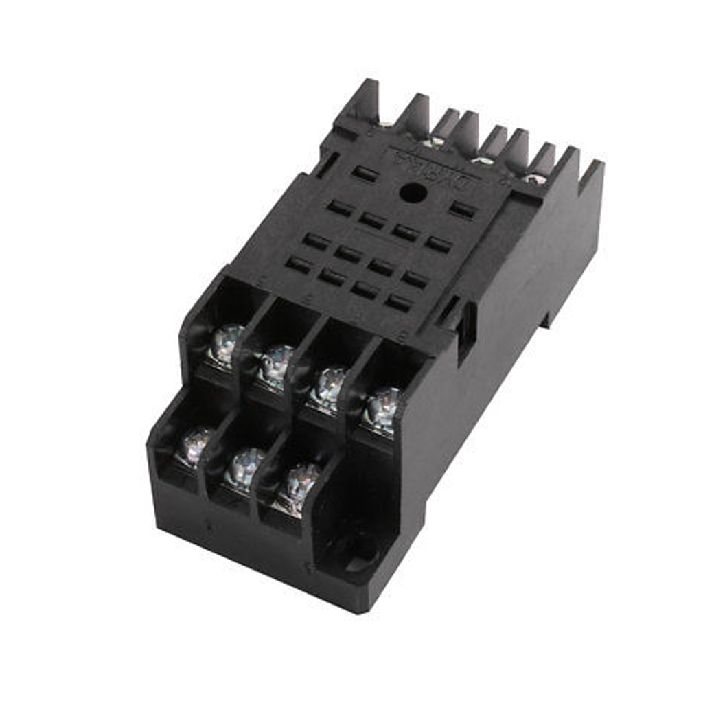 Base Riel para Relay 5A 14PIN Planos Pequeños (MY-4) MEGATRONICA