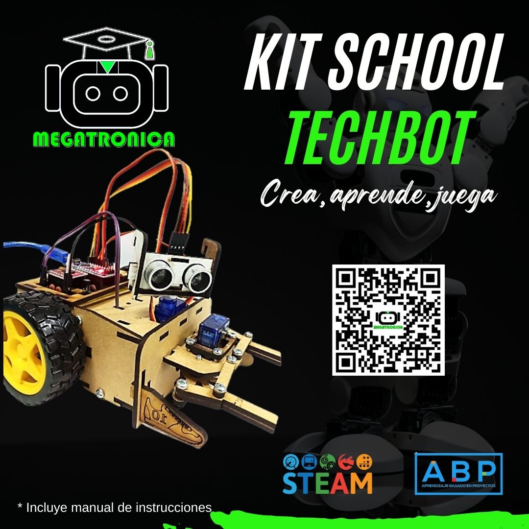 Kit Robotica Educativa SchoolTechBot - MEGATRONICA
