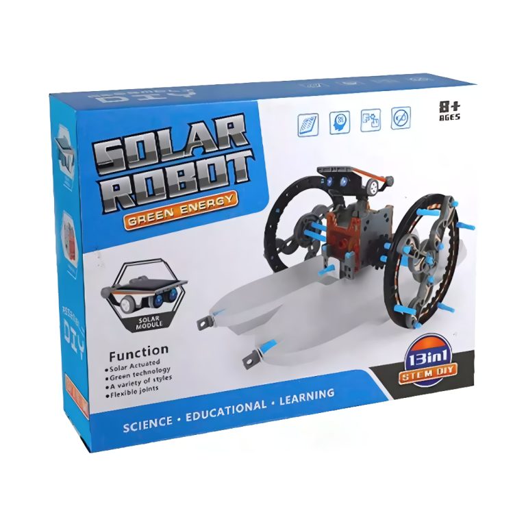 KIT ROBOT SOLAR 13 EN 1 ALIMENTADO POR ENERGIA SOLAR EDUCATIVO ...